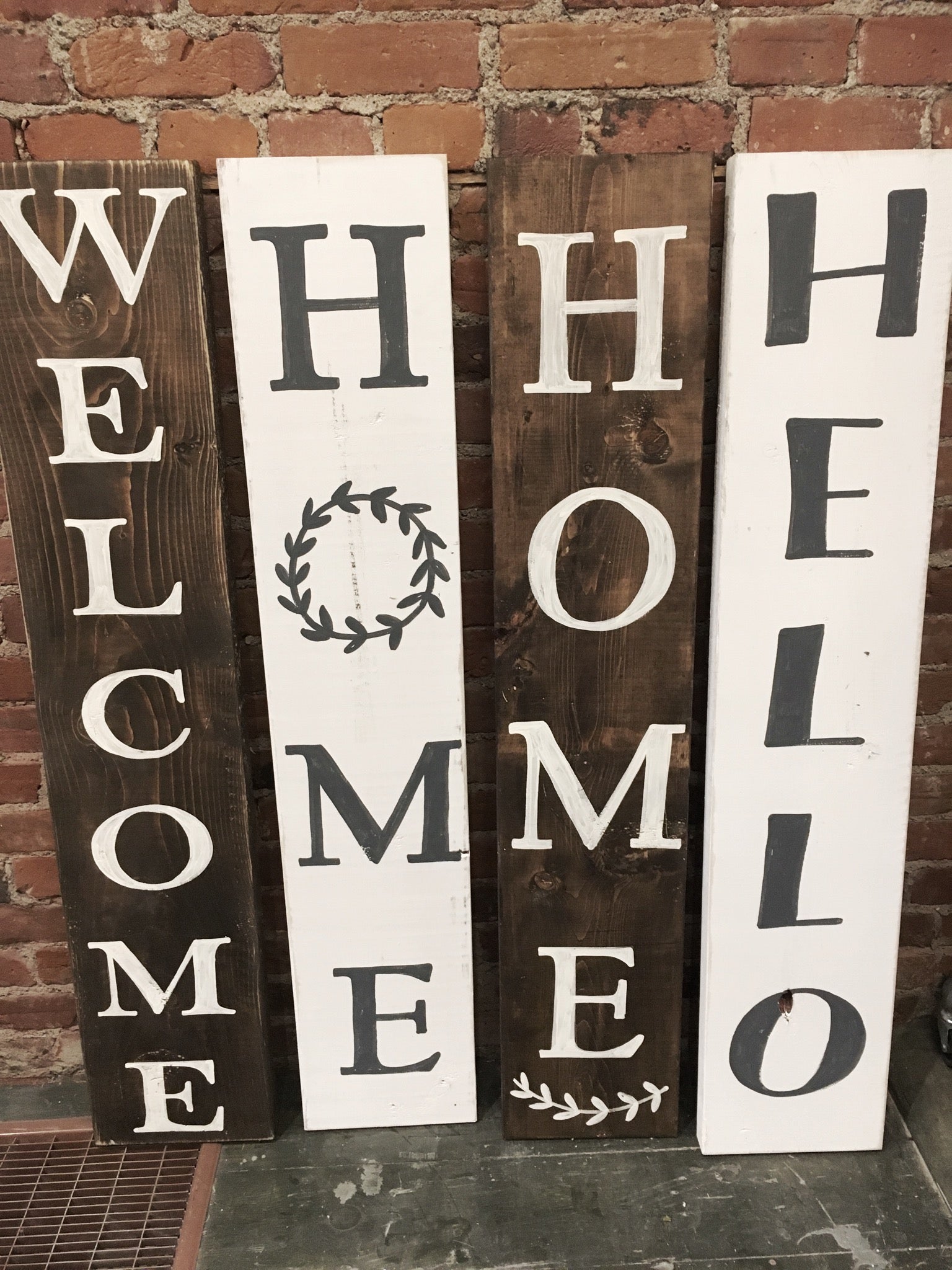 Welcome Sign – Words On Wood-Whitby