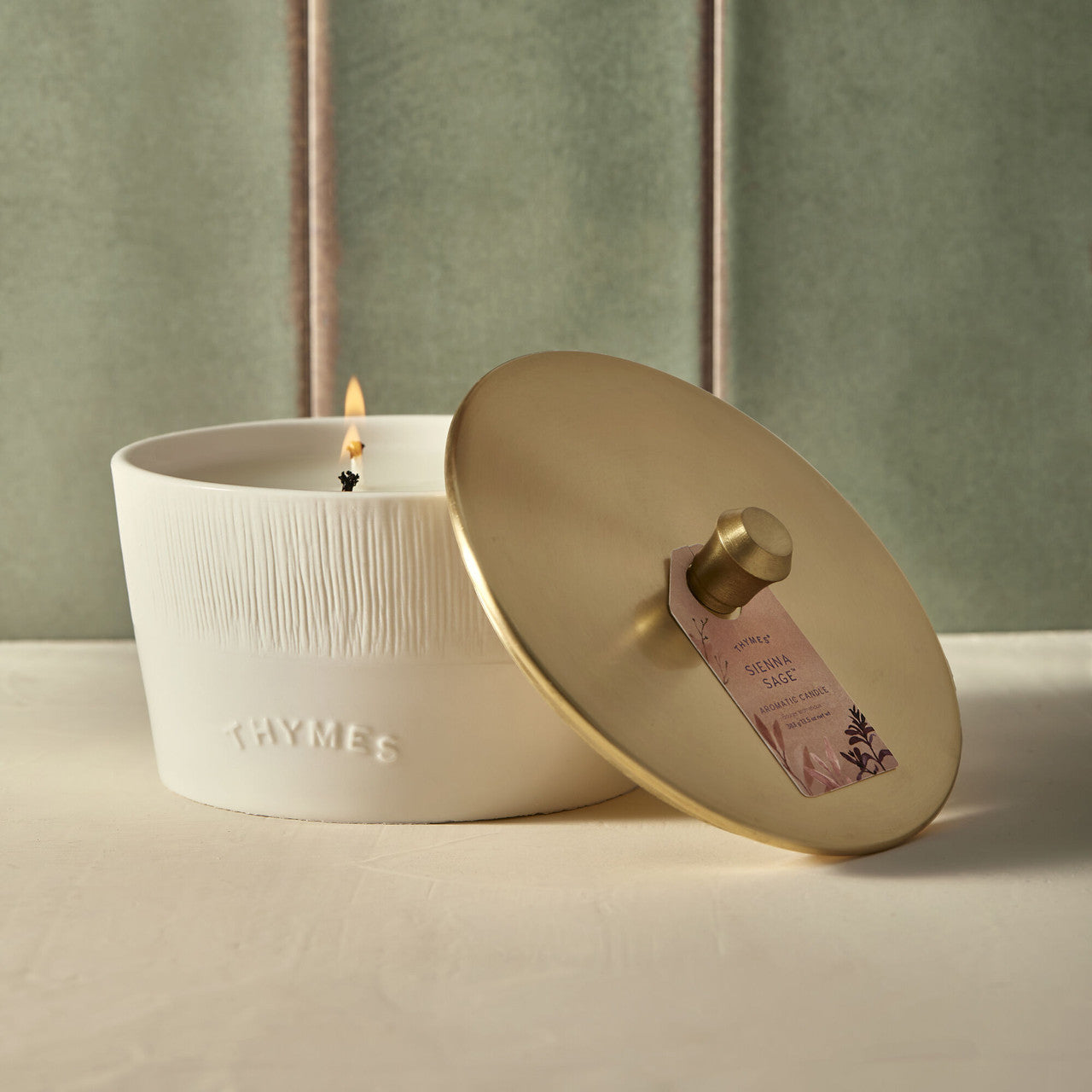 Sienna Sage 3 Wick Statement Candle – Words On Wood-Whitby